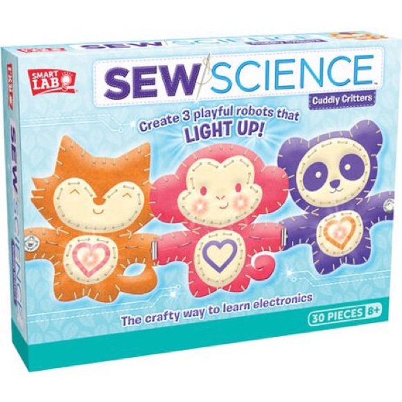 sew science | Toys | Sew Science Cuddly Critters Light Up Sewing Kit ...